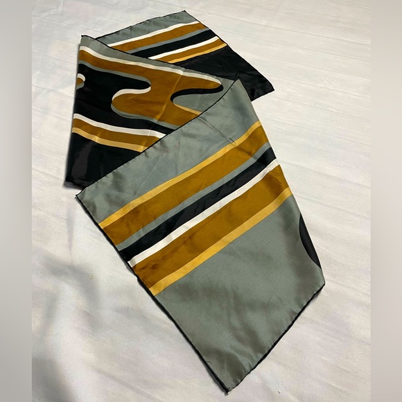 Sally Gee | Accessories | Vintage 5x43 Sally Gee Silkrayon Abstract Mcm ...